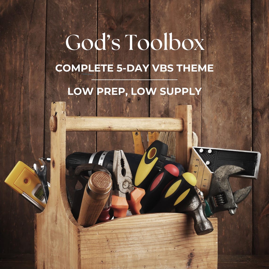 God's Toolbox VBS Theme: 5-day Low-prep Curriculum (PDF Download) - Etsy
