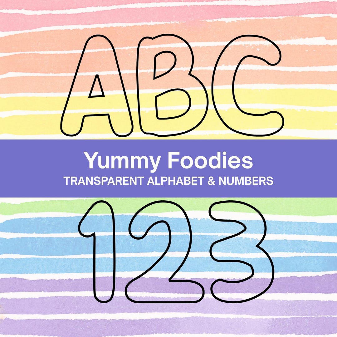 Outline Bulletin Board Alphabet – Printable Transparent PNG Letters ...