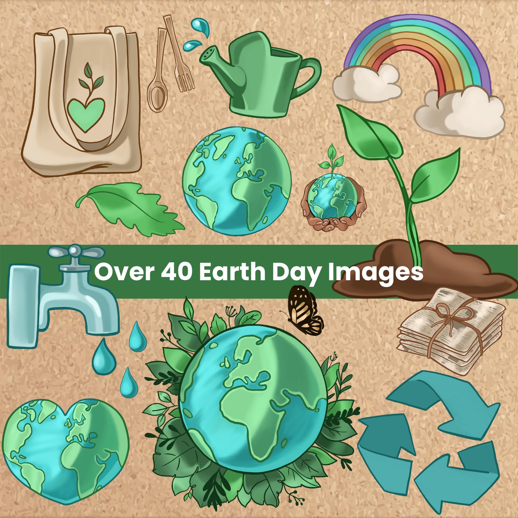 Earth Day Bulletin Board Bundle | Printable Earth Day Images, Letters ...