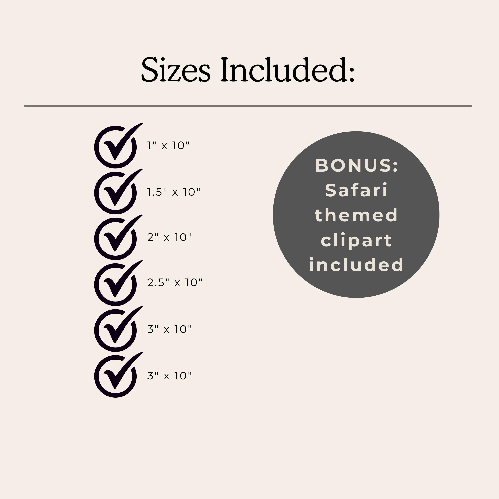 Safari Bulletin Board Border Set | Jungle & Animal Print Classroom ...