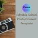 Editable Preschool Photo Consent Form | Canva | Customizable Design ...