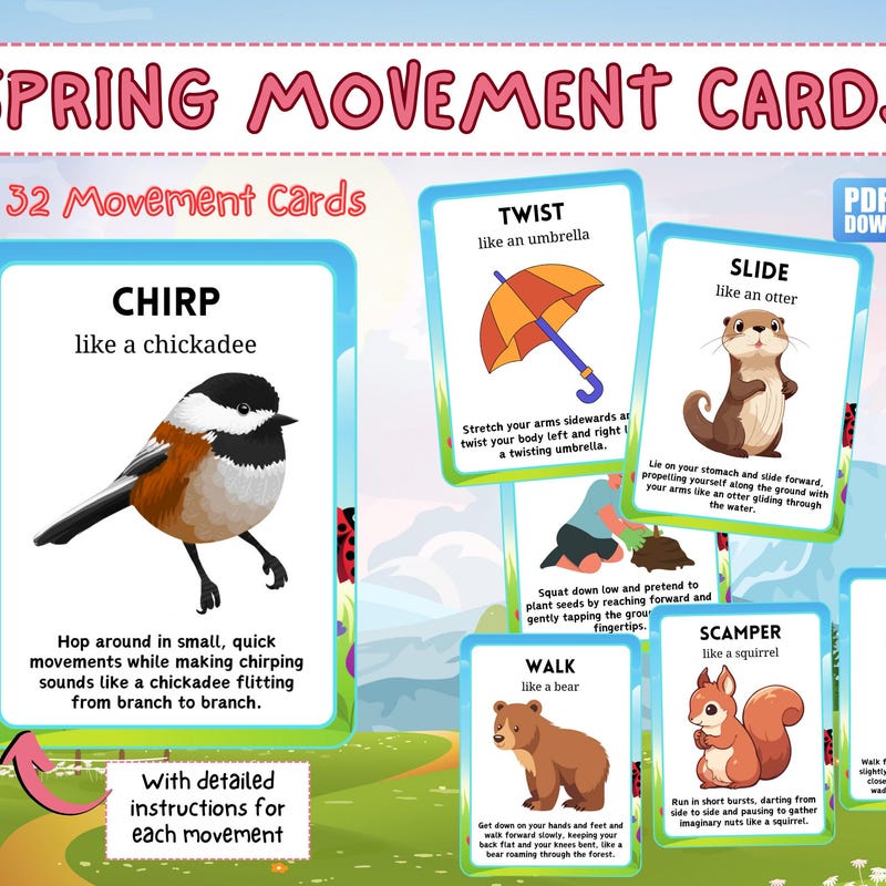 Fitness Flash Cards - Etsy