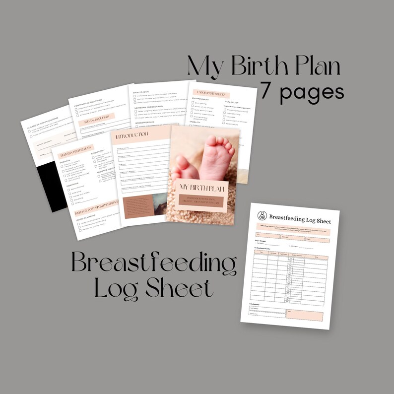Printable Pregnancy Planner and Baby Milestone Bundle | Mom-to-be ...