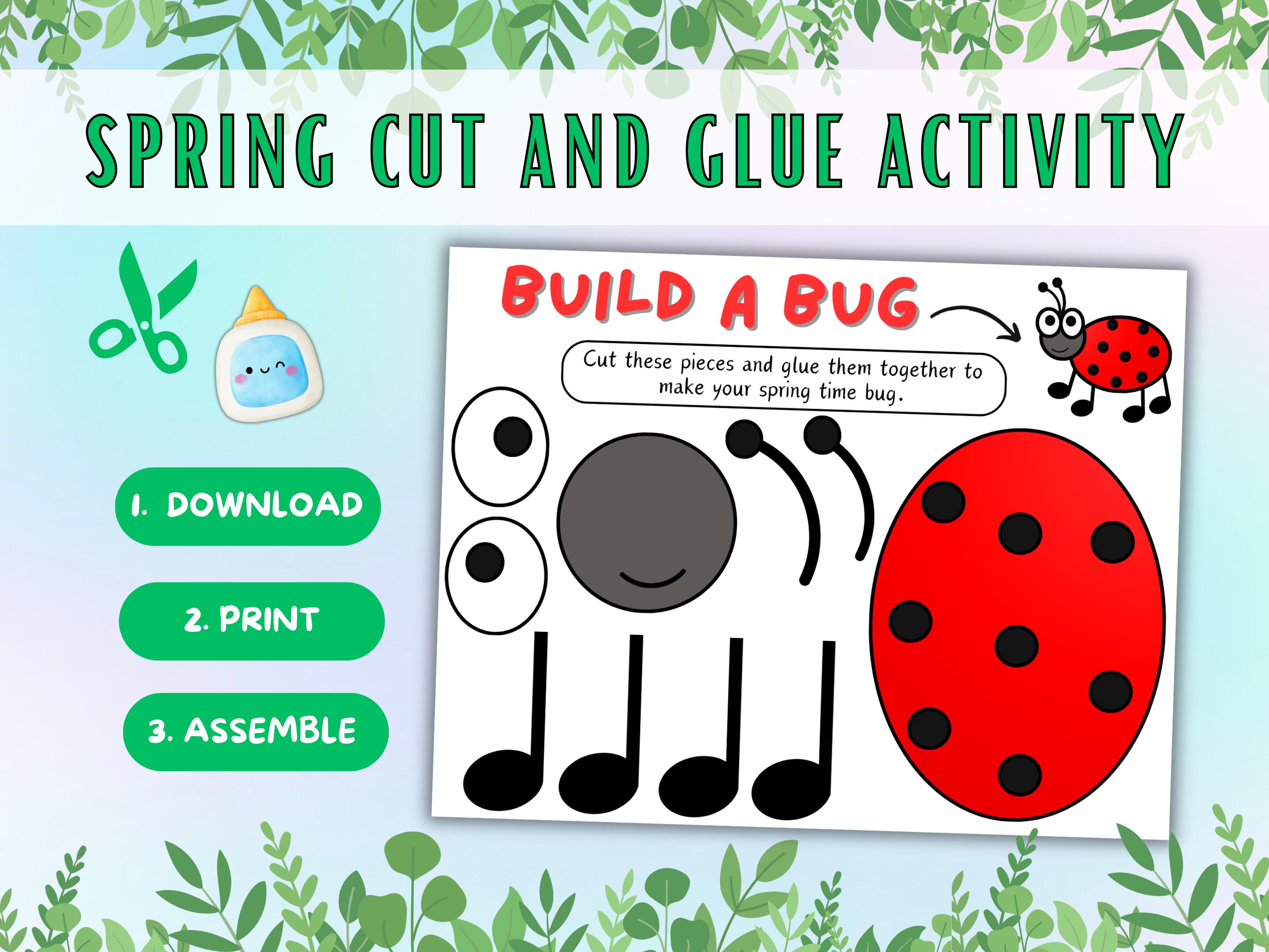 Build a Ladybug Craft Printable for Kids - Etsy