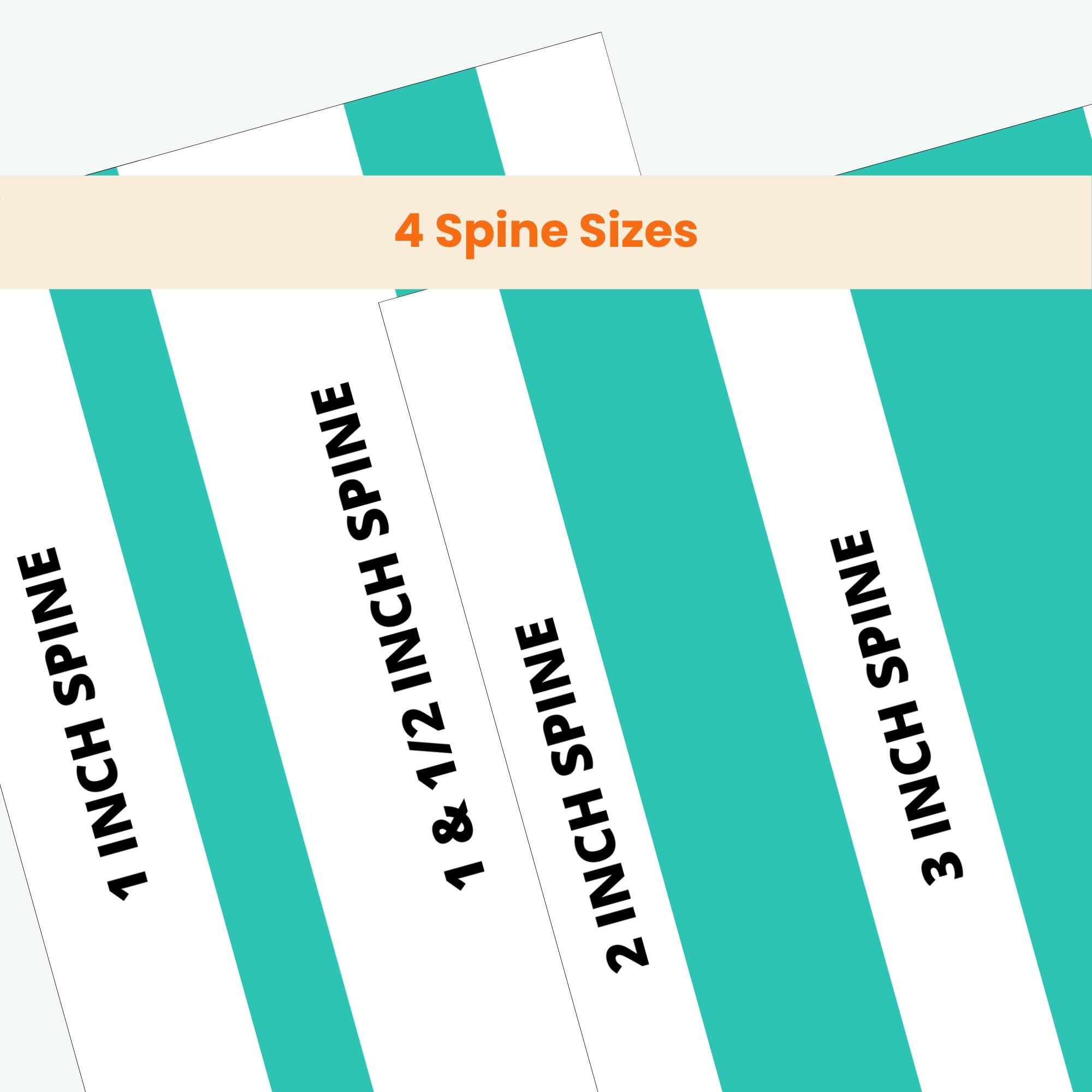 Pencil Bows Editable Binder Cover Sheet Bundle | Edit in Canva ...