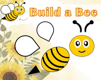 Build a Bee | Fun and Easy Spring Craft for Kids | Printable Activity ...