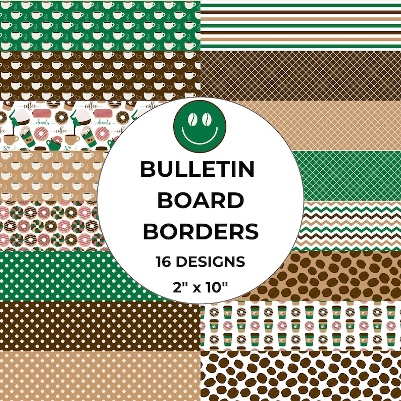 Coffee Shop Bulletin Board Kit | Printable Cafe-themed Classroom Decor ...
