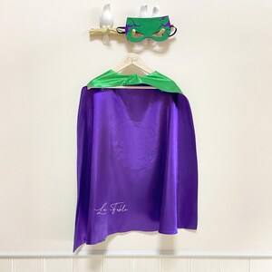 Personalized Green Superhero Cape, Halloween Costume - Etsy