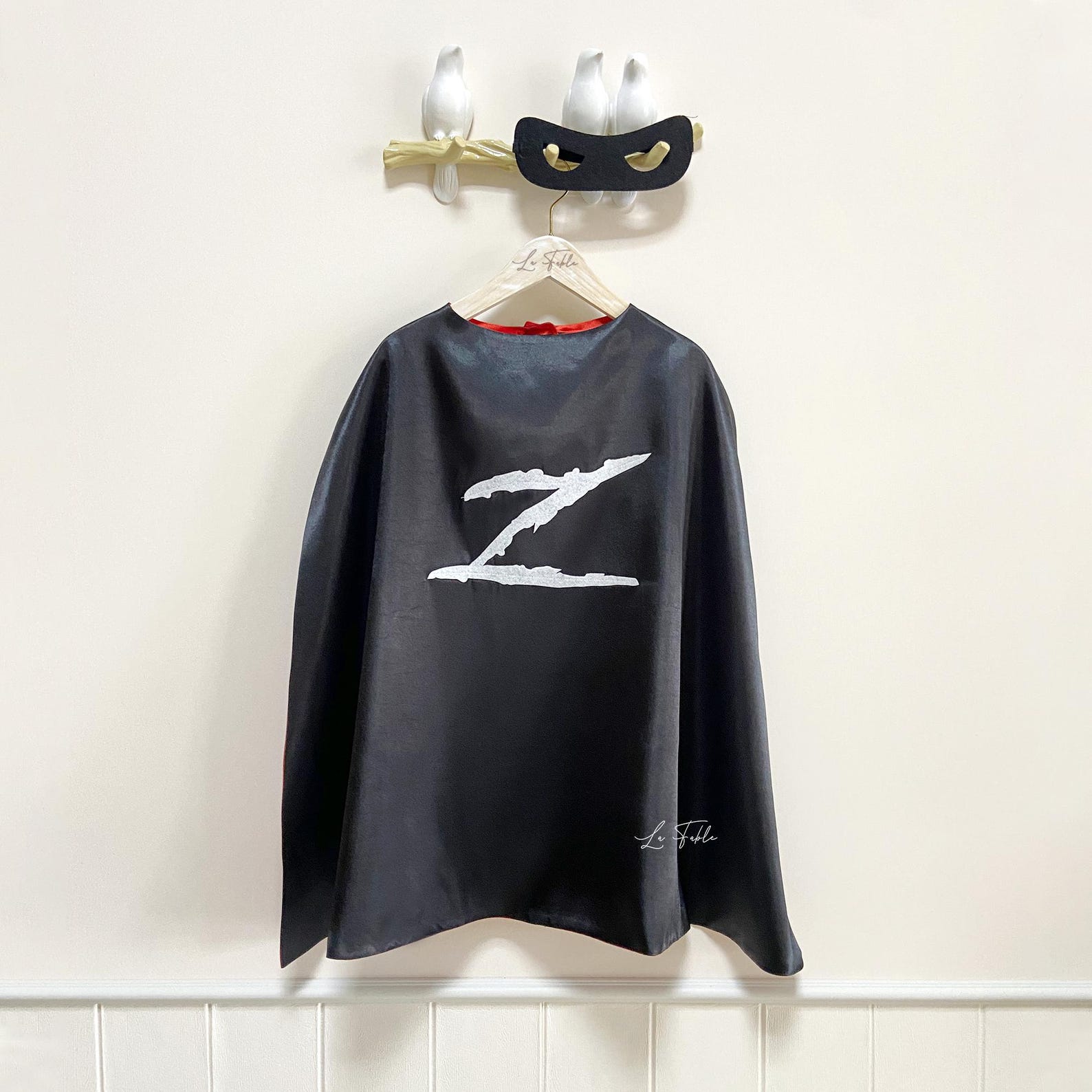 Zorro Cape and Mask for Kids, Personalized Cape, Halloween Costume - Etsy