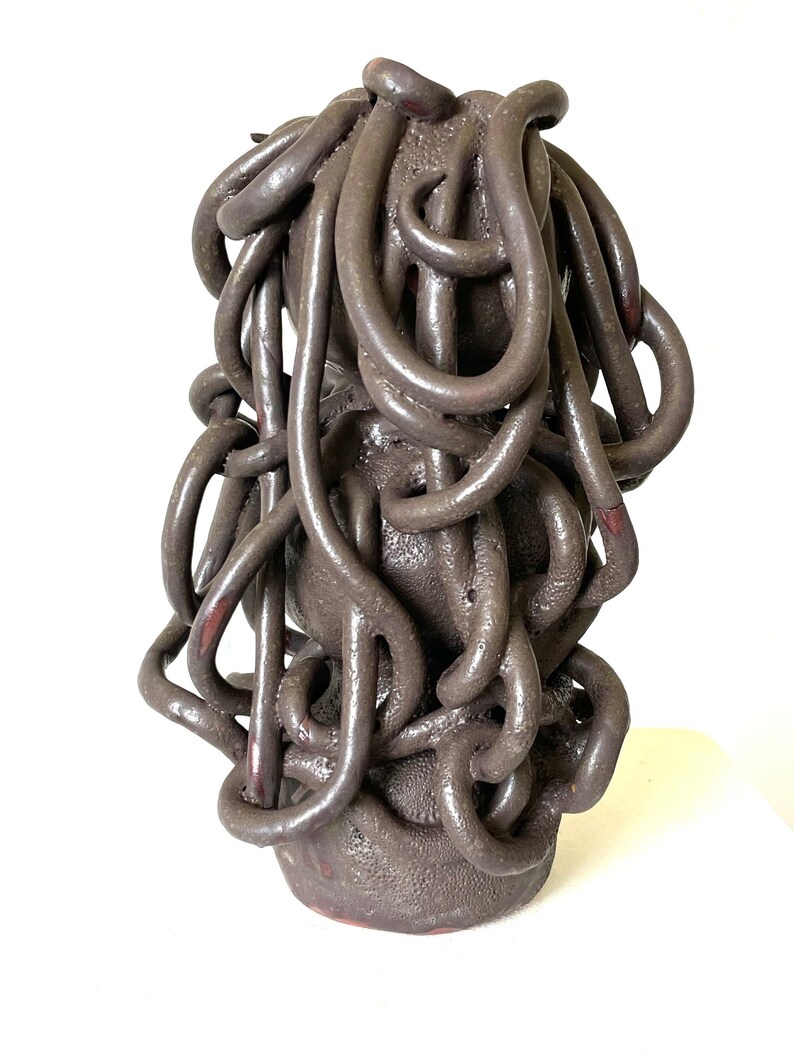 Handmade Ceramic Vase Art Modern Decor Design Vase Home Decor Abstract Ceramic Vessel Unique ...