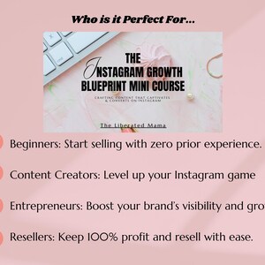 Instagram Growth Blueprint Mini Course | MRR PLR Digital Products for ...