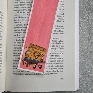 Handpainted Bookmarks Spongebob and Patrick Unique Gift Idea Original ...