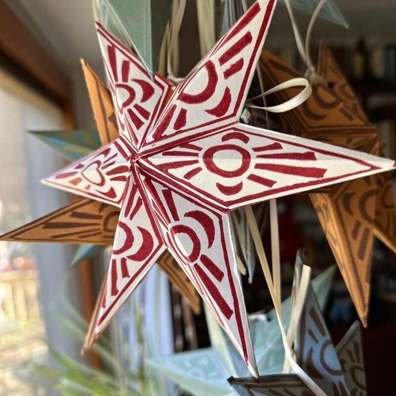Paper Star Ornament - Etsy