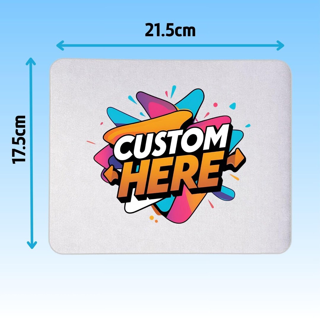 Personalized Mouse Pad Custom Photo Mousepad Non Slip Desk Accessory ...