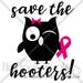 Save the Hooters Breast Cancer Awareness Vinyl Graphic - Etsy