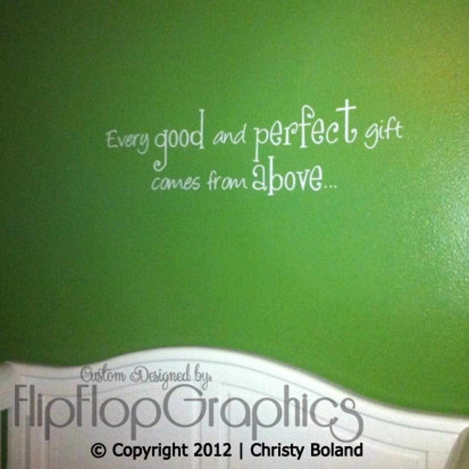 Every Good and Perfect Gift Wall Art Vinyl Graphic - Etsy