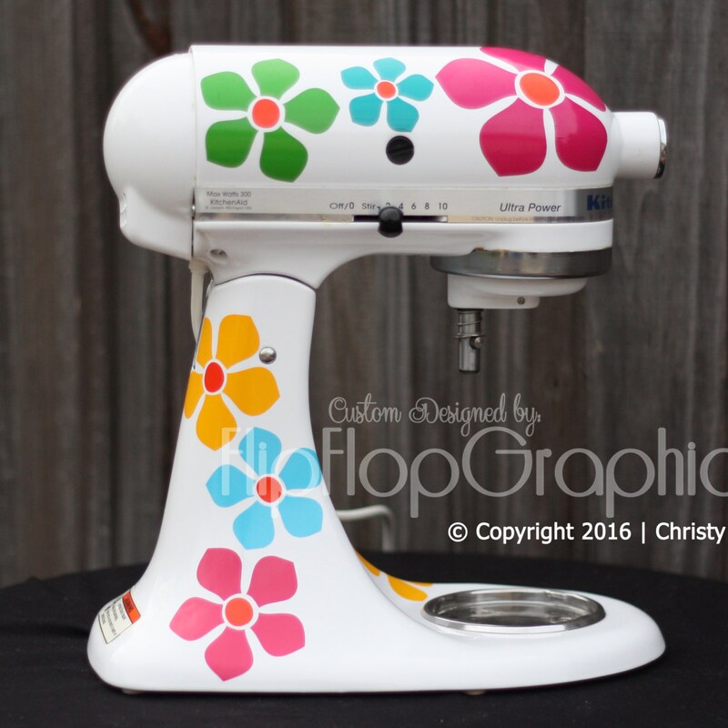 Kitchenaid Mixer Decals - Etsy