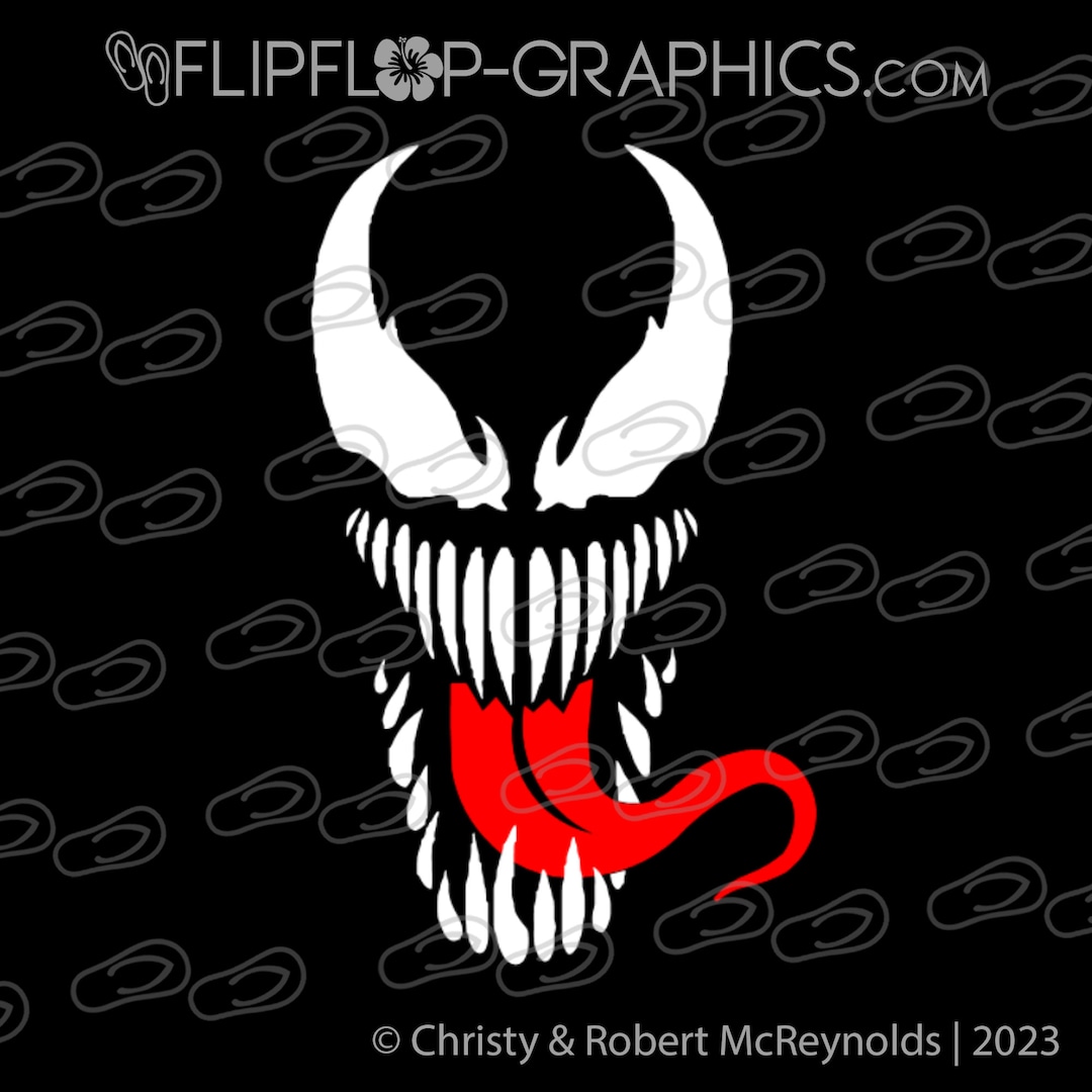 Venom • Creepy Face • Vehicle Window Sticker - Etsy