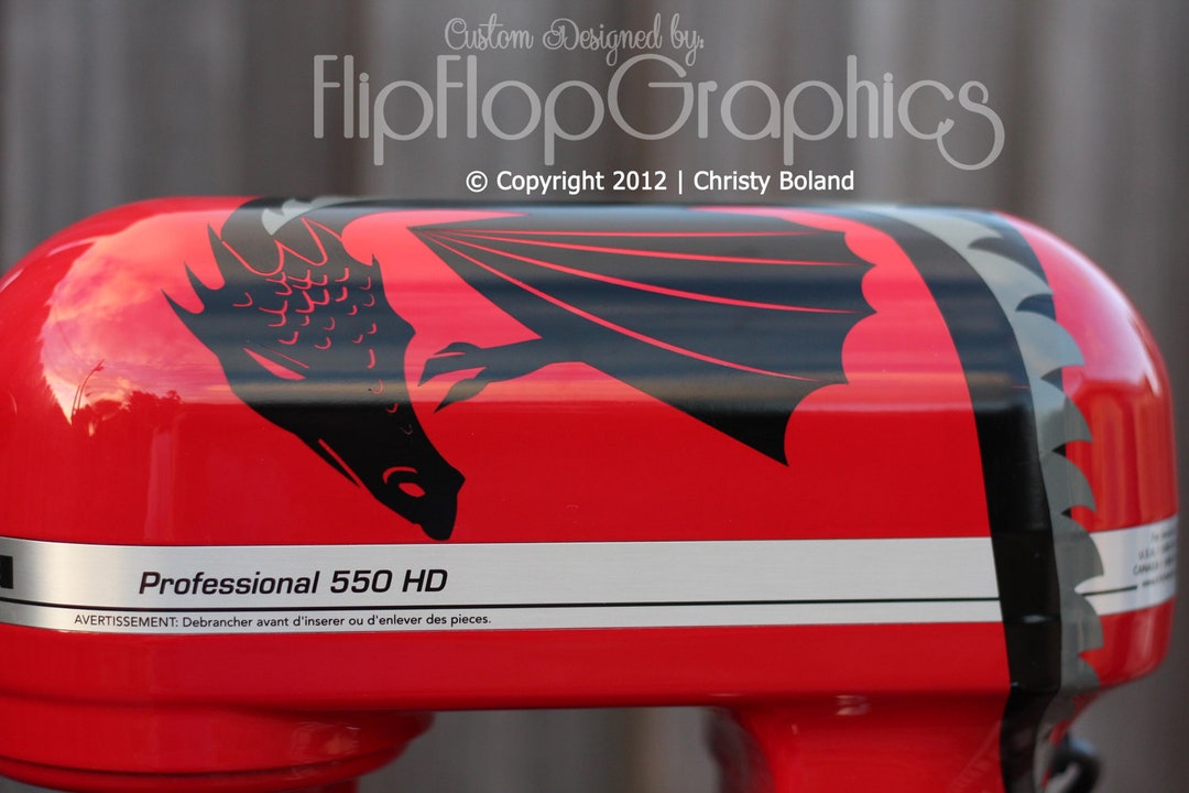 Dragon PRO Series Vinyl Graphics Decal Kit for Kitchen Mixer - Etsy