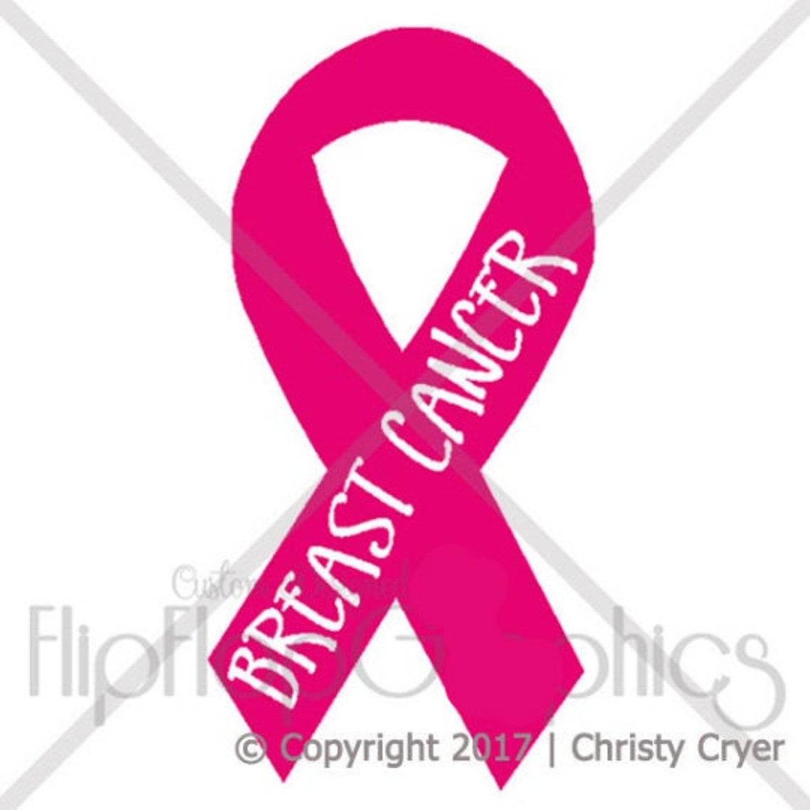 Pink Awareness Ribbon Breast Cancer Find a Cure Vinyl | Etsy