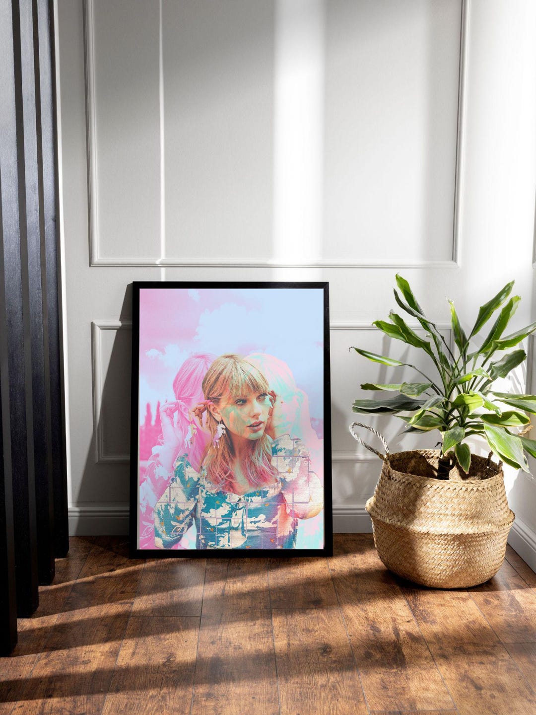 Taylor Swift, Distortion of Taylor, Artistic, Blue and Pink, Swiftie ...