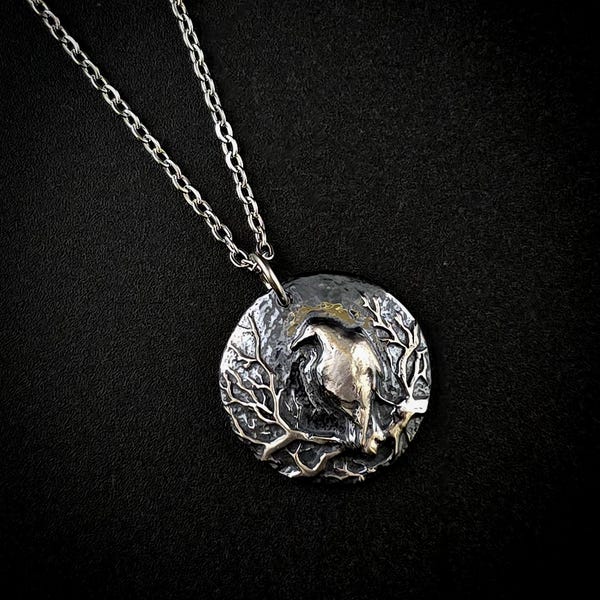 Raven Necklace - Etsy