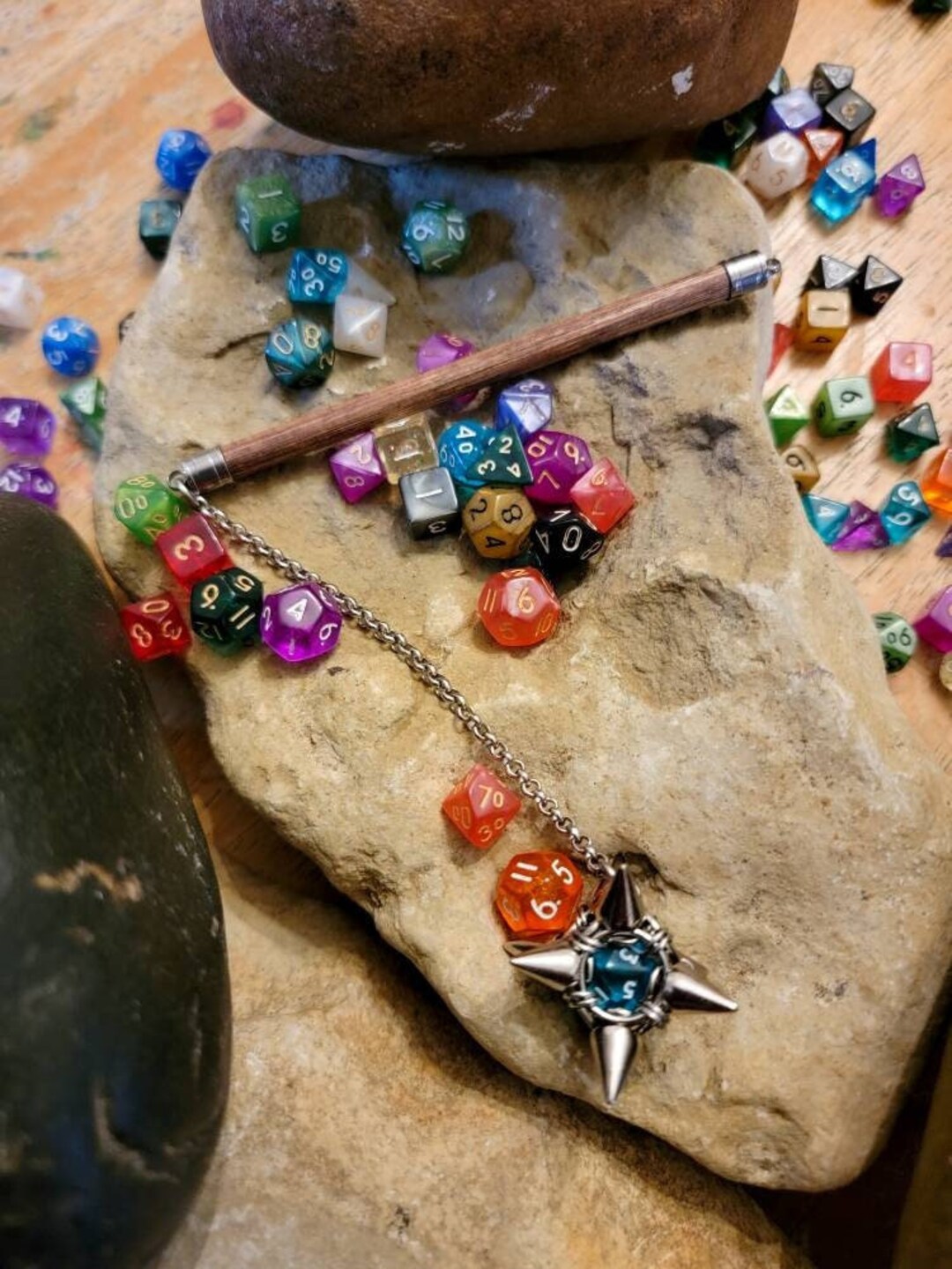 Mini Maille Dice Flail - Etsy