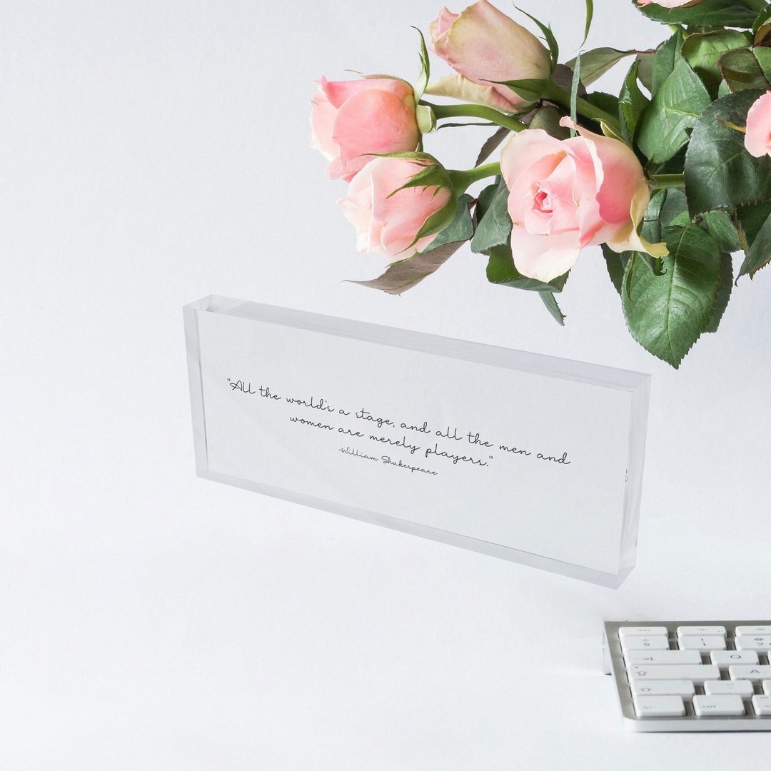 Custom Quote Acrylic Plaque, Personalized Quote Sign, Motivational ...