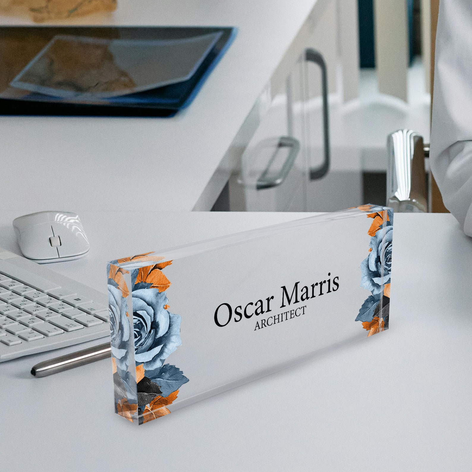 Office Desk Name Plate Personalized, Custom Name Plates for Desks ...