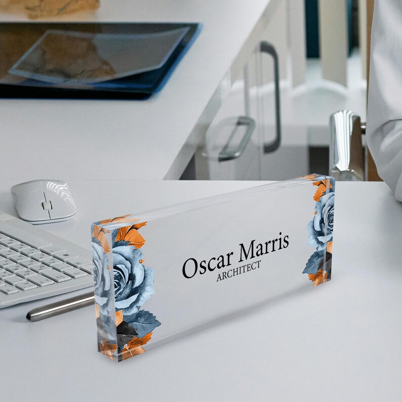Office Desk Name Plate Personalized, Custom Name Plates for Desks ...