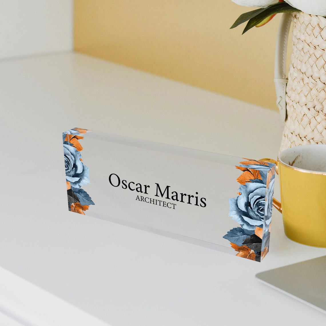 Office Desk Name Plate Personalized, Custom Name Plates for Desks ...