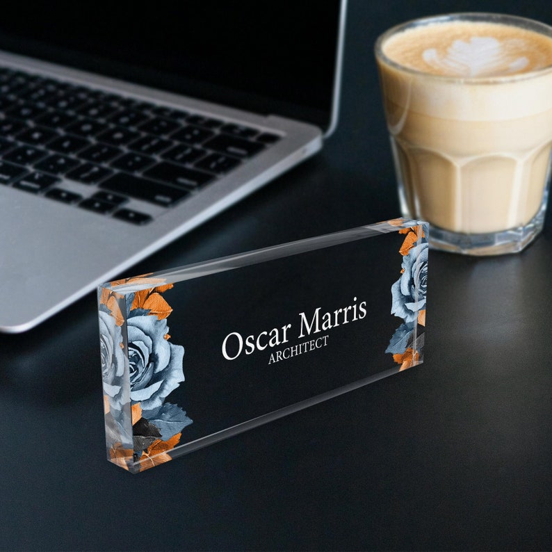 Office Desk Name Plate Personalized, Custom Name Plates for Desks ...