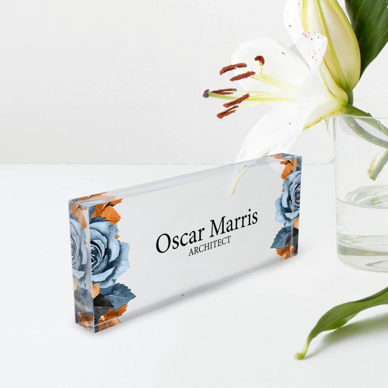 Office Desk Name Plate Personalized, Custom Name Plates for Desks ...