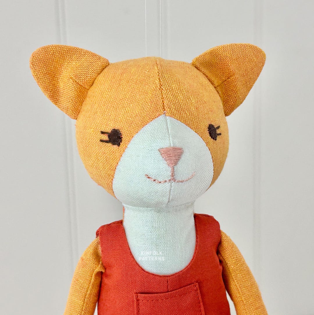 Cat Sewing Pattern PDF, Instant Download Easy Pattern, Kitten in A ...