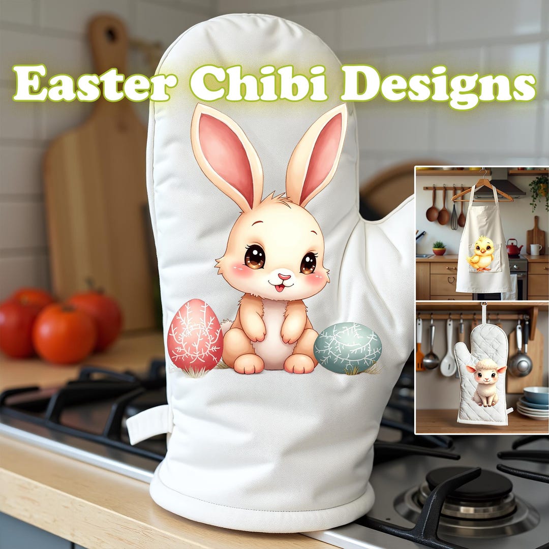 Chibi Easter Clipart - 130 Cute Spring-themed Pngs, Transparent ...