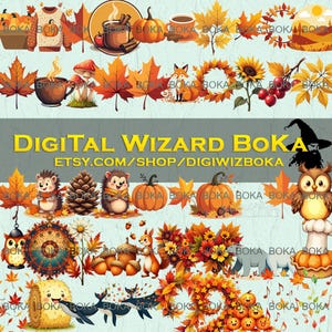 Autumn Clipart Collection 384 Fall-themed Images, Transparent ...