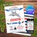 Fighter Pilot Birthday Invitation, Fighter Jet Pilot Invitation, Jet ...
