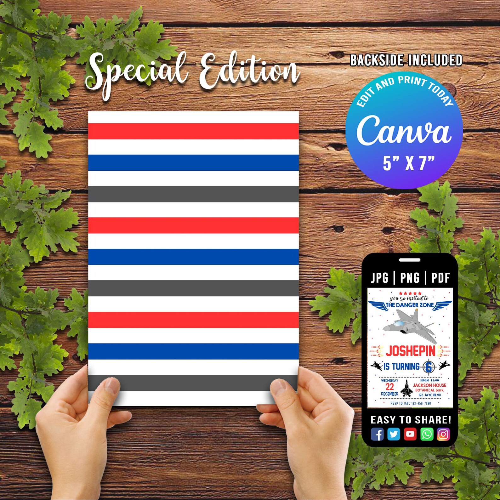 Fighter Pilot Birthday Invitation, Fighter Jet Pilot Invitation, Jet ...