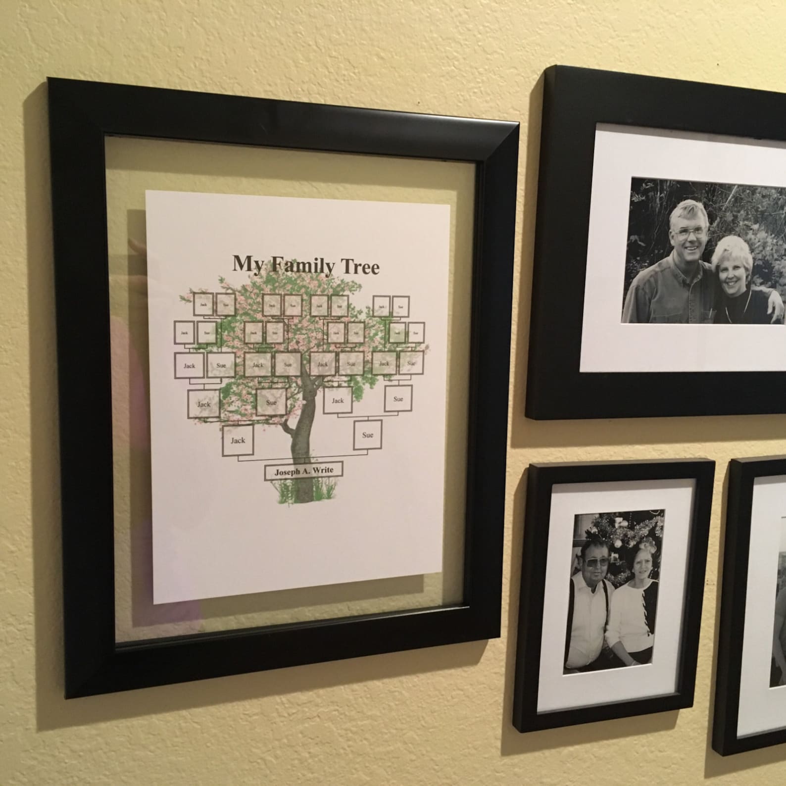 Family Tree- Digital Download Template- Great in Scrapbooking or School ...