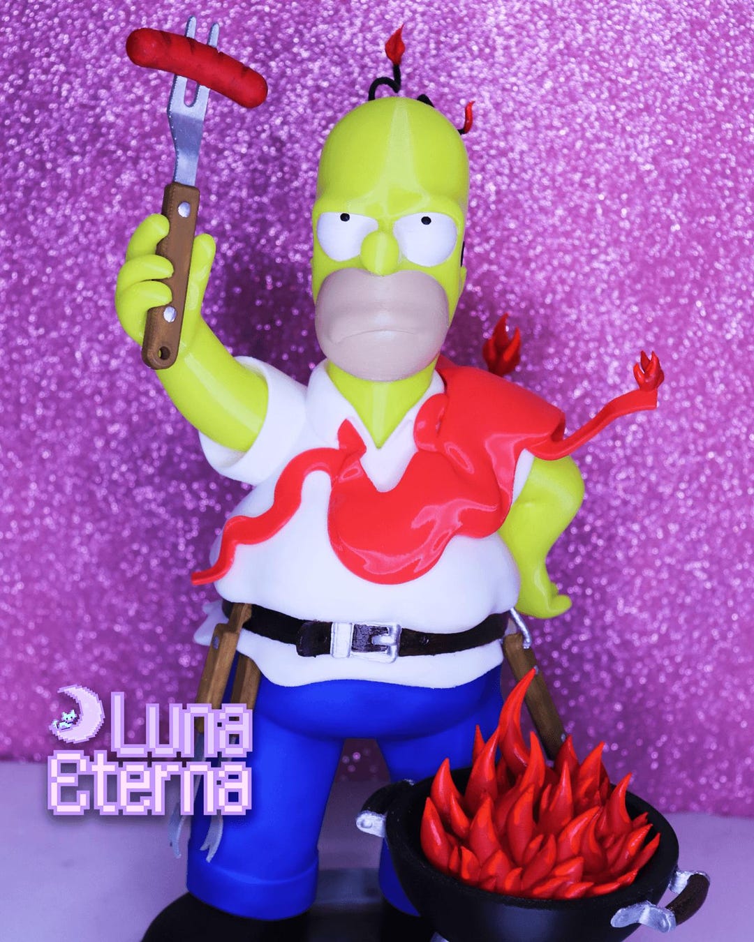 Homer Simpson Figure With Grill - Etsy