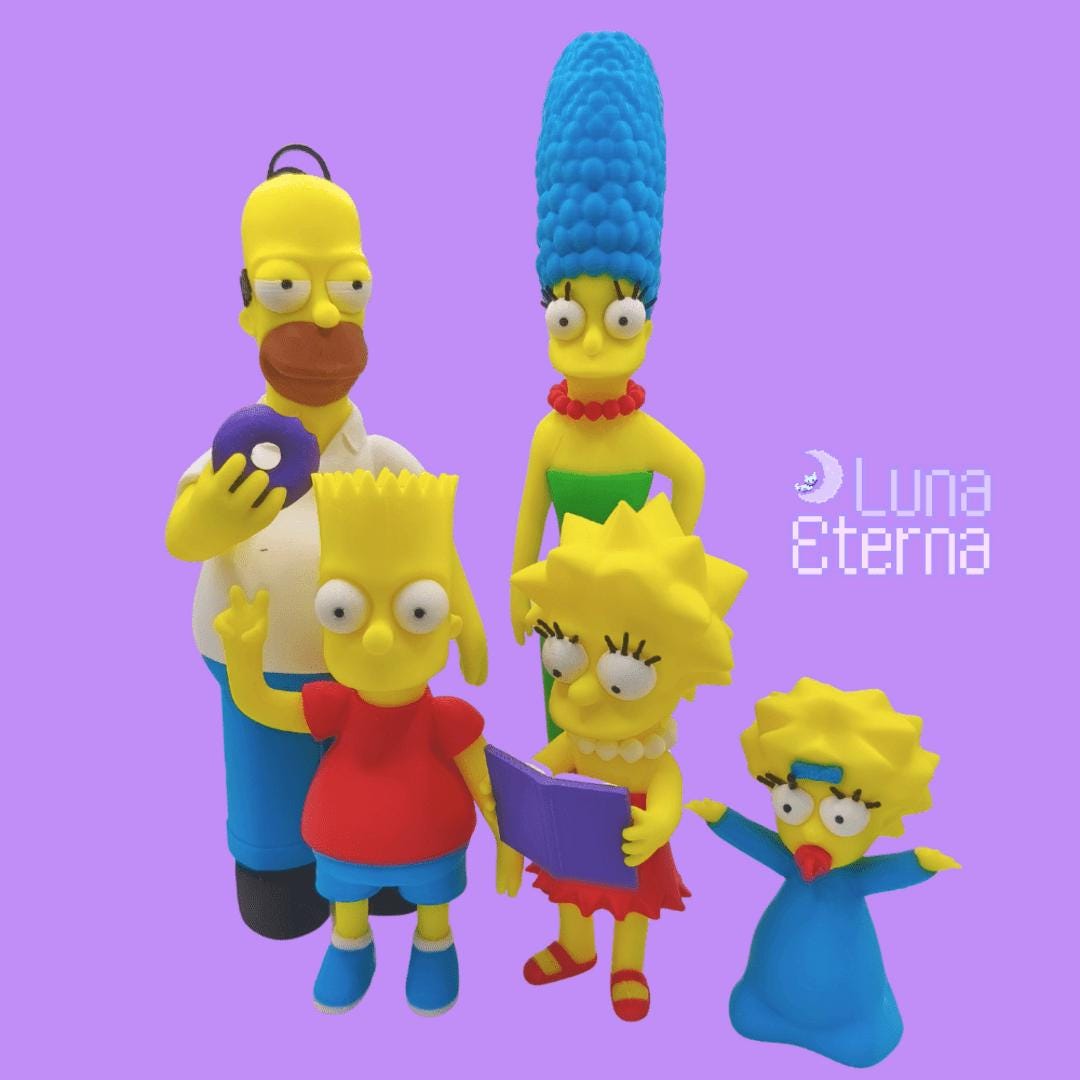 The Simpsons Figures | High-quality 3D Printing | Ideal for Fans of the ...