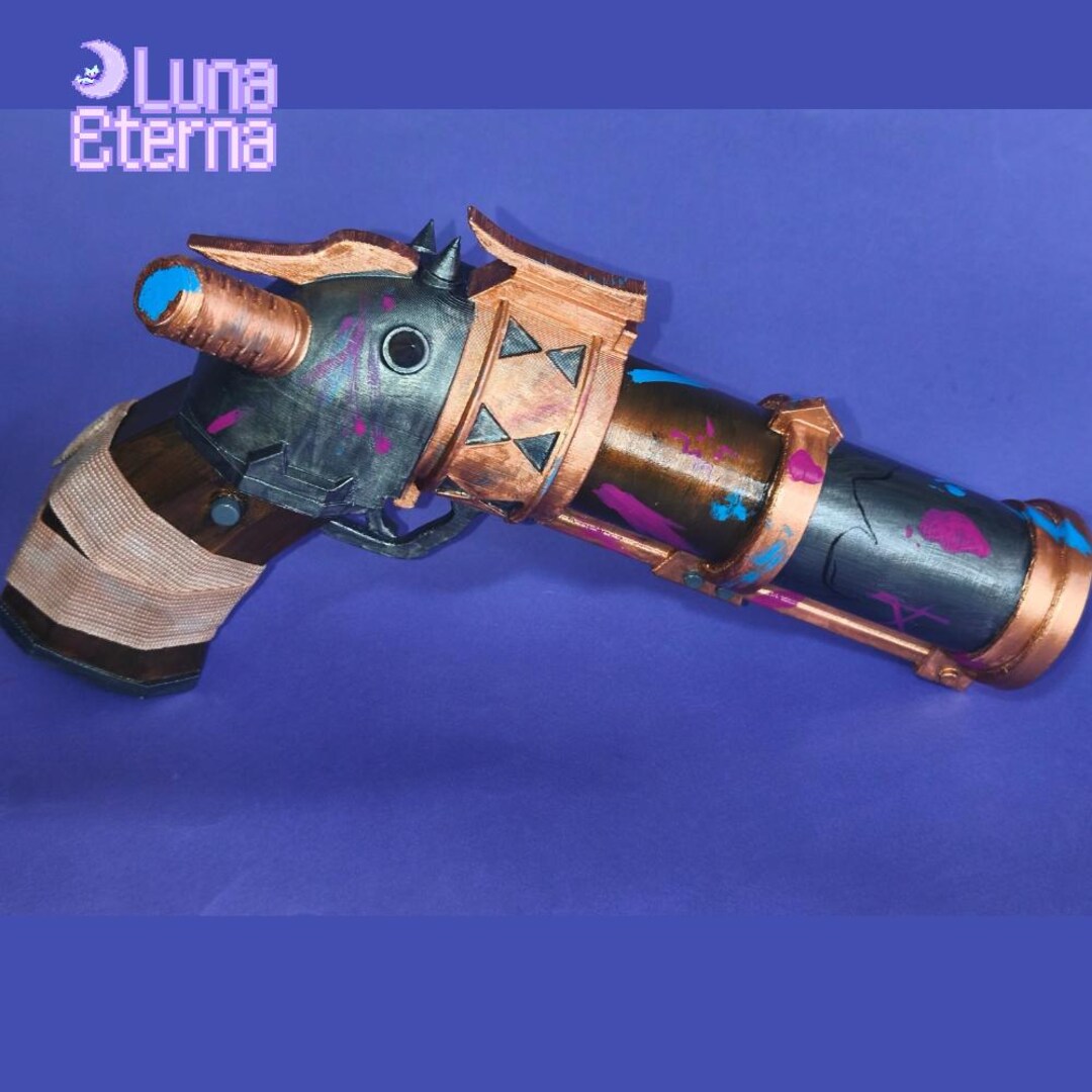 Jinx's Arcane Pistol / Zapper (lol) / 3D Printed / Painted or DIY ...