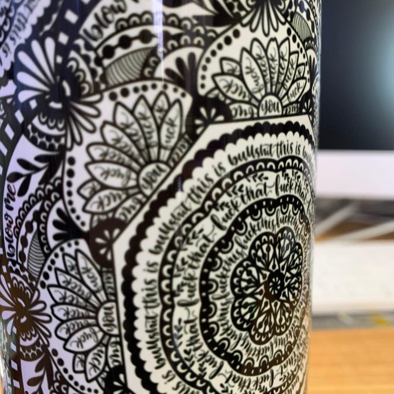 Mandala With Words - Etsy