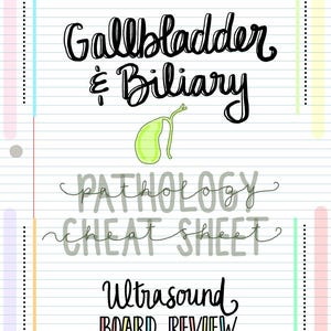 Pathology Cheat Sheet: Gallbladder and Biliary - Etsy