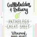 Pathology Cheat Sheet: Gallbladder and Biliary - Etsy