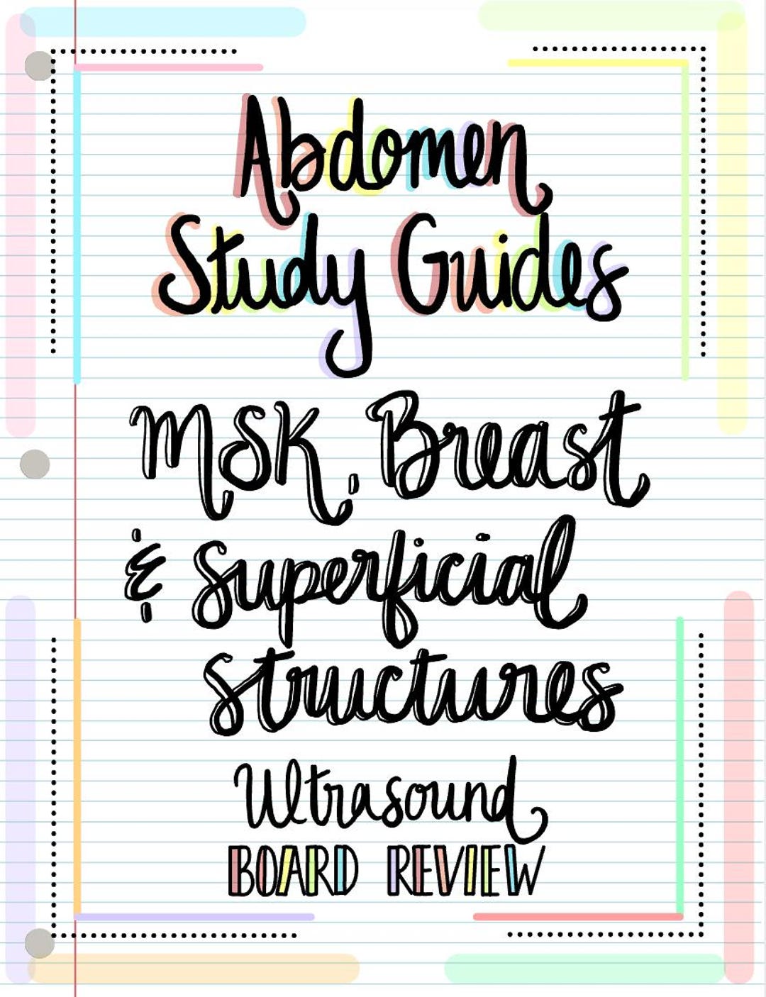 Breast, MSK, and Superficial Structures Study Guide - Etsy