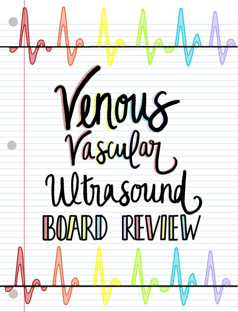 Venous Vascular Ultrasound Study Guide - Etsy