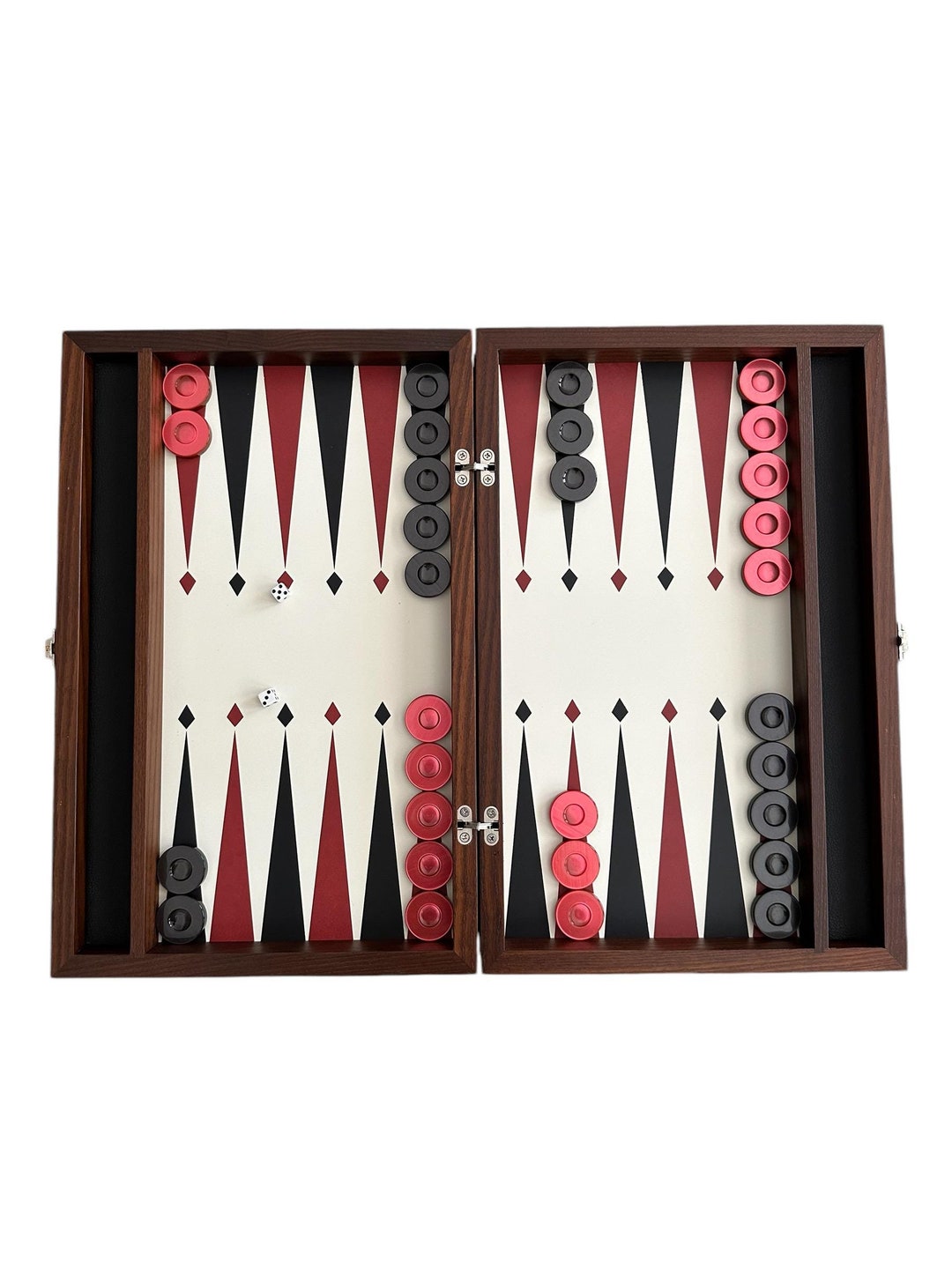 Modern Backgammon, Special Design Backgammon, Black Backgammon, Leather ...