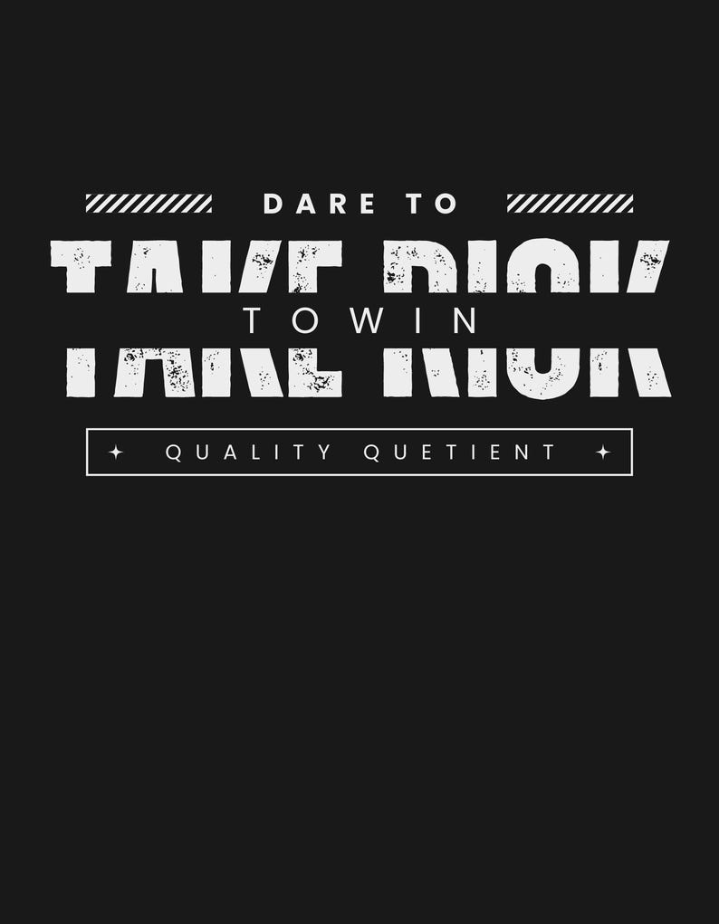 Dare to Take Risk to Win Poster, Motivational Poster, Educational Wall ...