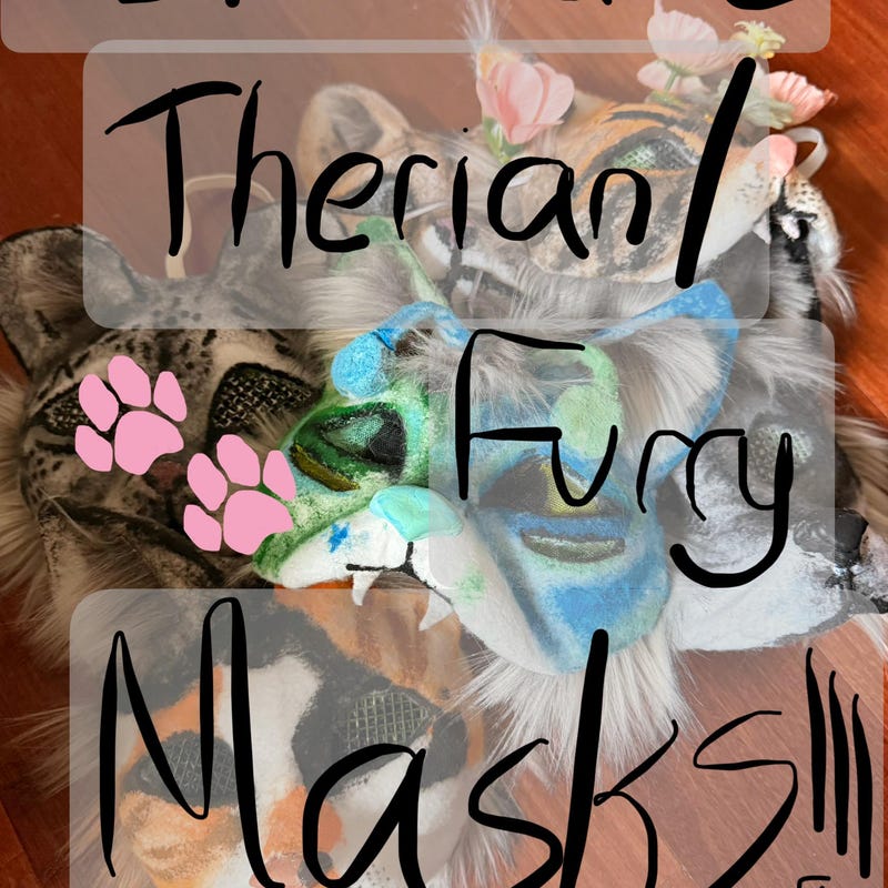 Furry Mask - Etsy